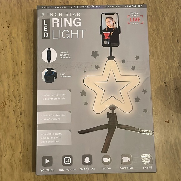 Other | 8 Inch Star Ring Light | Poshmark